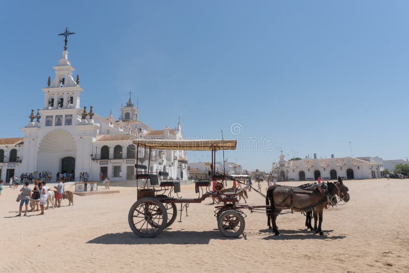 El Rocio, Spain stock photo. Image of pilgrim, traditional - 7148394