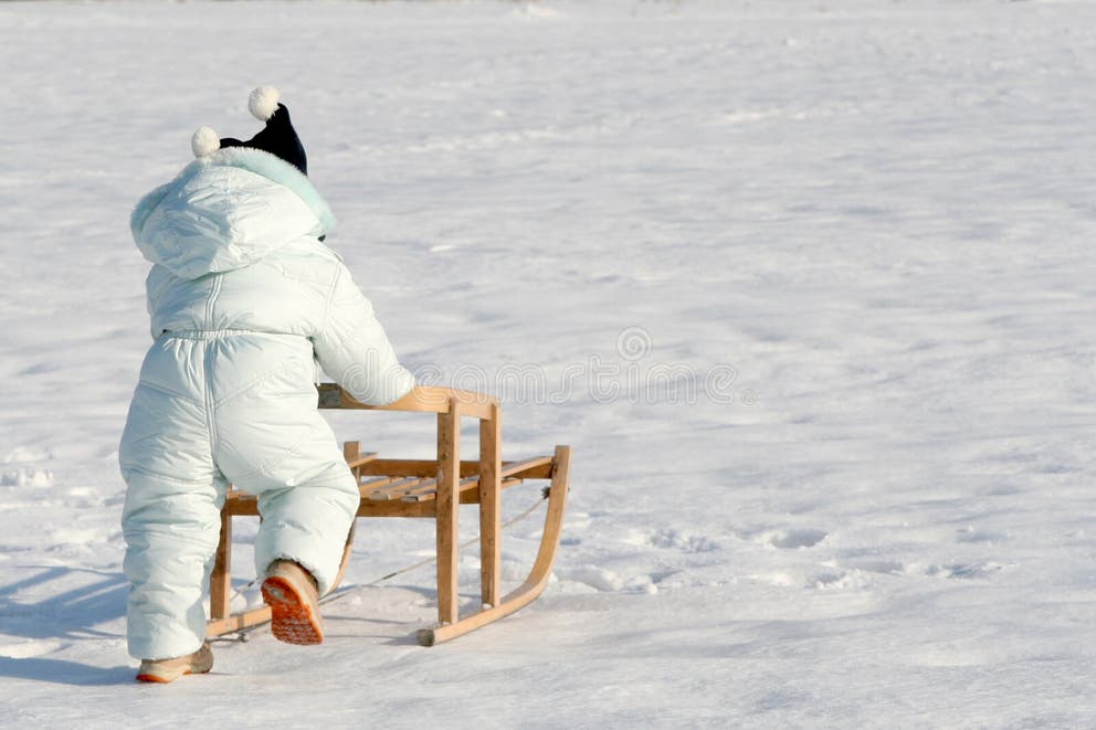 El salir foto de archivo. Imagen de actividad, trineo, casquillo - 484008