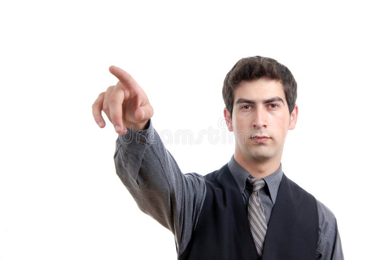 El señalar foto de archivo. Imagen de corporativo, juego - 2586498