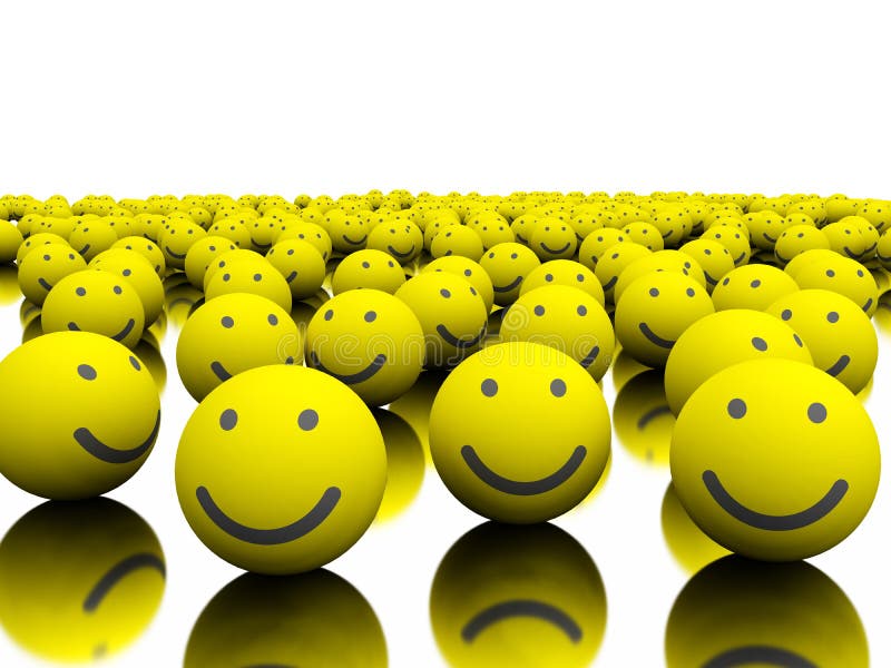 El smiley stock de ilustración. Ilustración de color, felicidad - 6983074