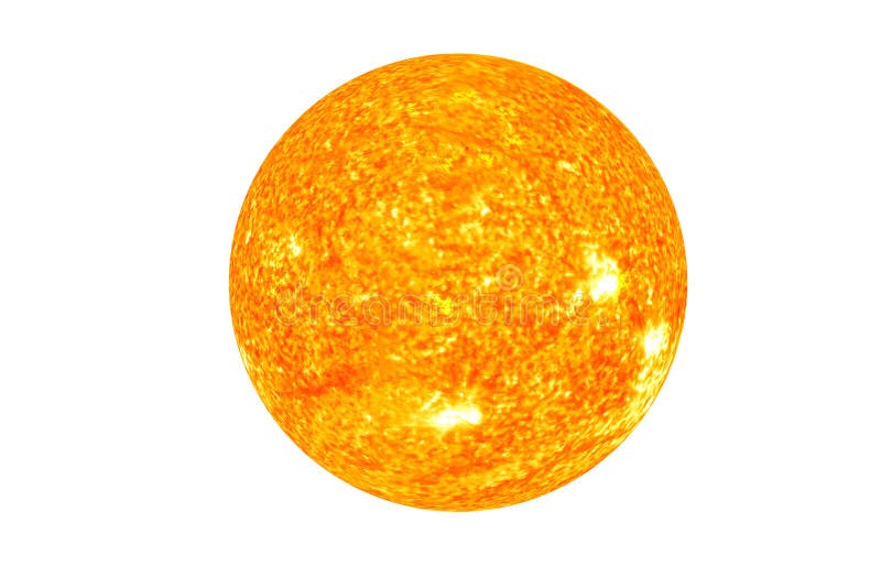 El Sol La Estrella Principal De La Sistema Solar Aislada Foto de ...
