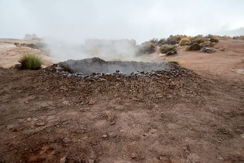 El Tatio Geyser Field in the Andes, Chile Stock Photo - Image of ...