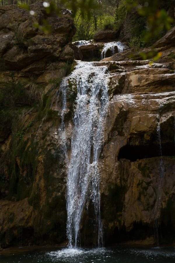 El Torrent De La Cabana Small Mountain Stream Stock Image - Image of ...