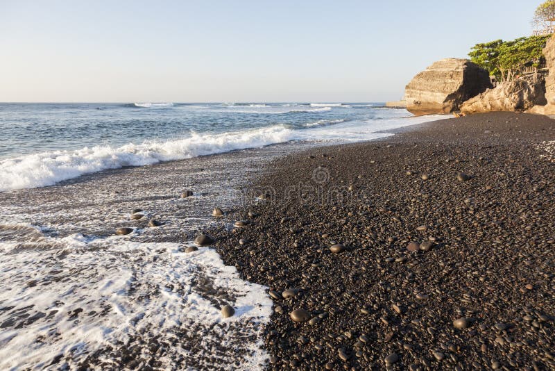 El Tunco Beach in Salvador stock image. Image of sand - 108800035