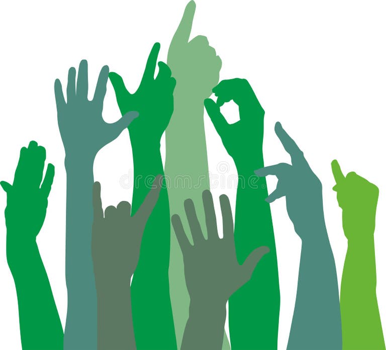 Manos Verdes Ilustraciones Stock, Vectores, Y Clipart – (117,849 ...