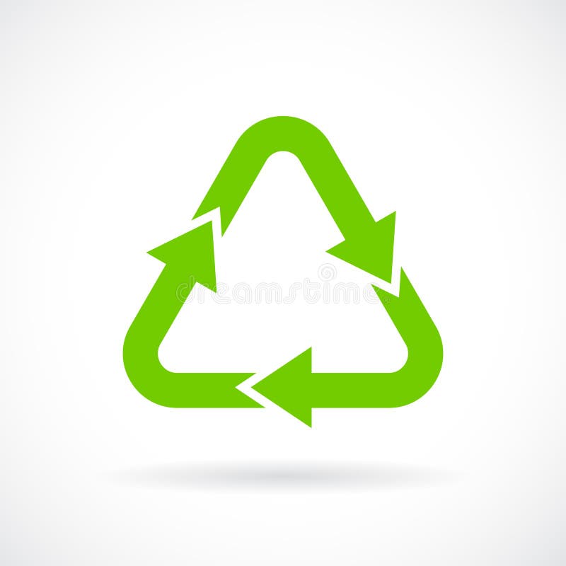 El Verde Recicla La Muestra Ilustración del Vector - Ilustración de ...