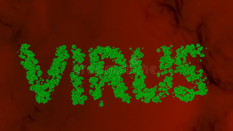 El Virus De La Palabra Que Consiste En Virus Stock de ilustración ... El Virus De La Palabra Que Consiste En Virus Stock de ilustración ...