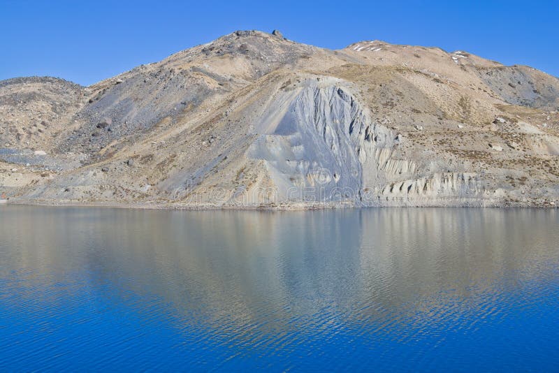 EL Yeso de Embalse foto de archivo. Imagen de camino - 73687166