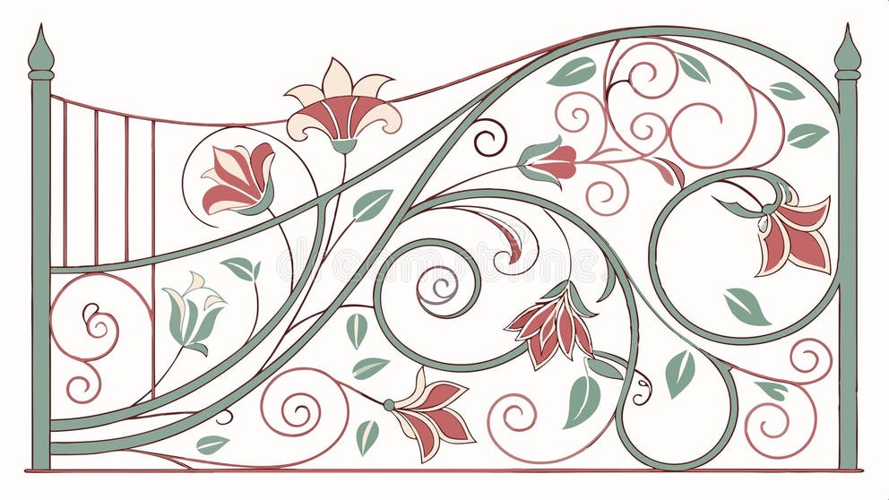 Continuous Scrollwork Stock Illustrations – 67 Continuous Scrollwork ...