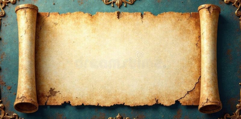 Elaborate Frame, Faded Scroll, Distressed Surface , Old, Cream Stock ...