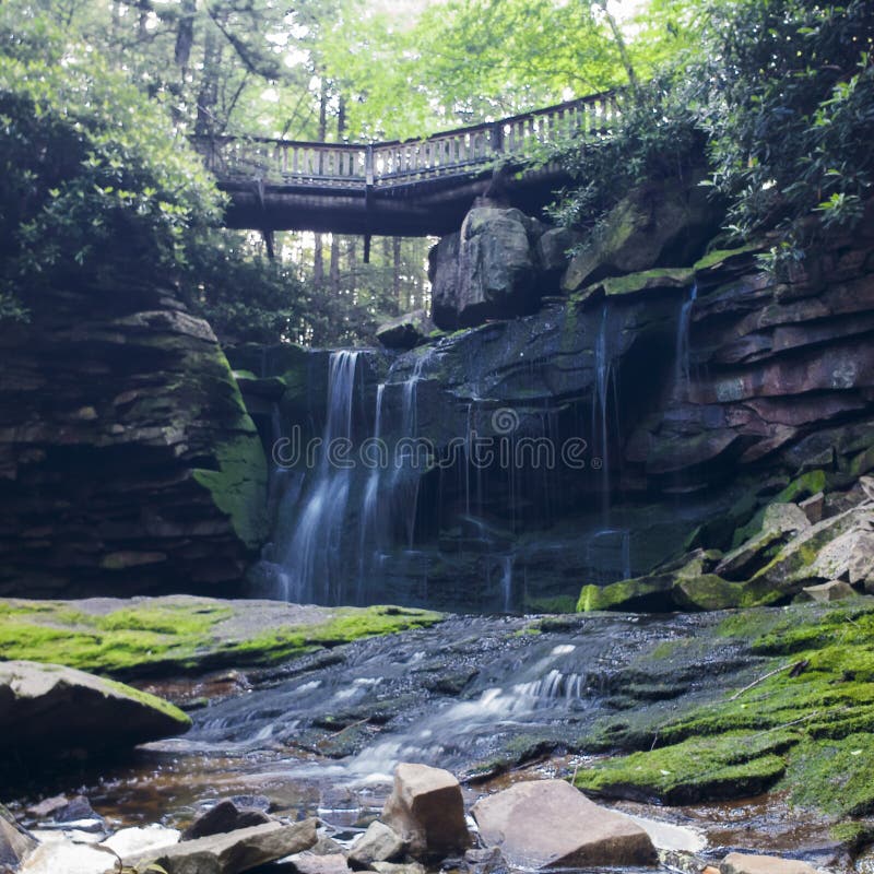 Elakala Falls, Blackwater Falls State Park, West Virginia Stock Image ...