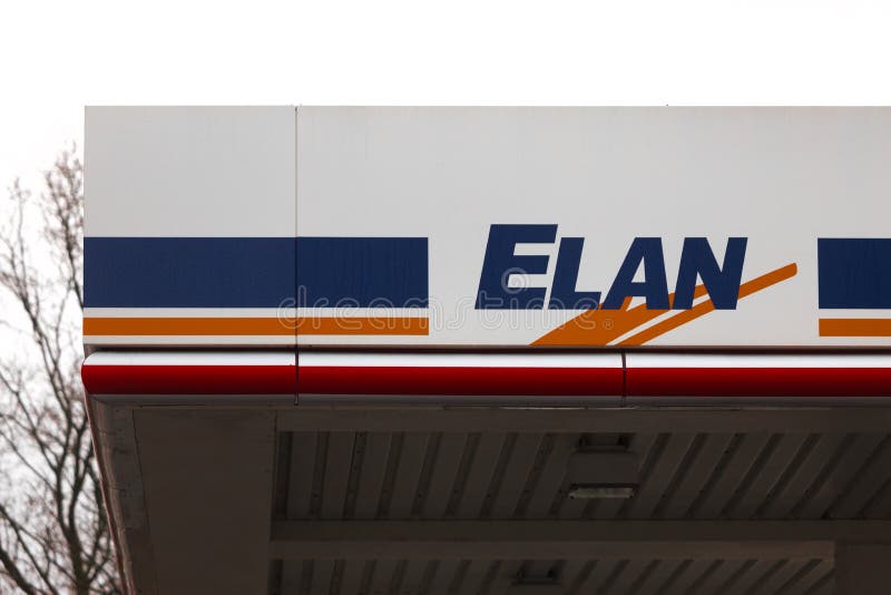 Elan Gas Station in Hamburg Germany Editorial Stock Image - Image of ...