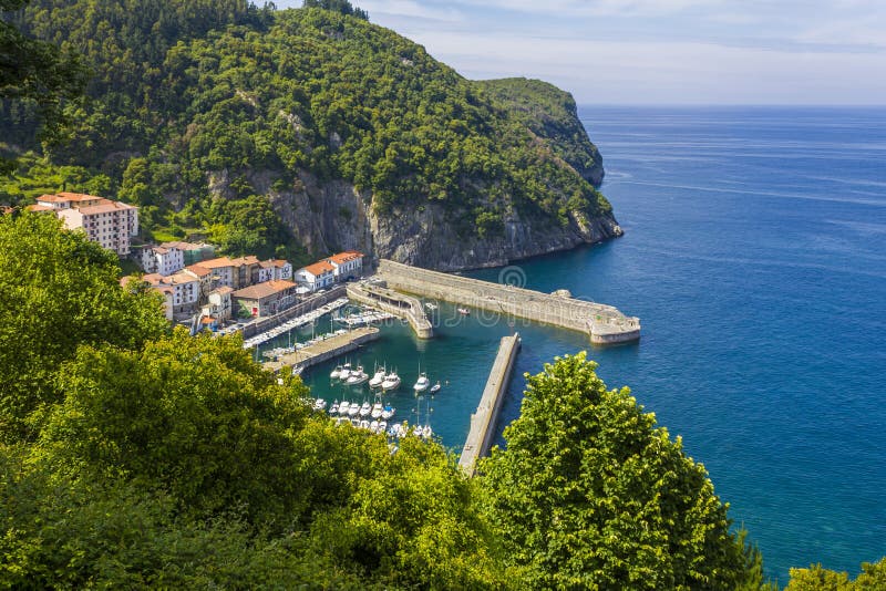 Elantxobe stock photo. Image of port, basque, harbour - 54905446
