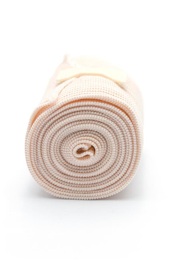 Elastic ACE Compression Bandage Warp Unwrapped Stock Photo - Image of ...