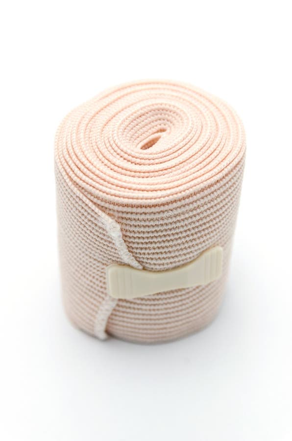 Elastic ACE Compression Bandage Warp Unwrapped Stock Photo - Image of ...