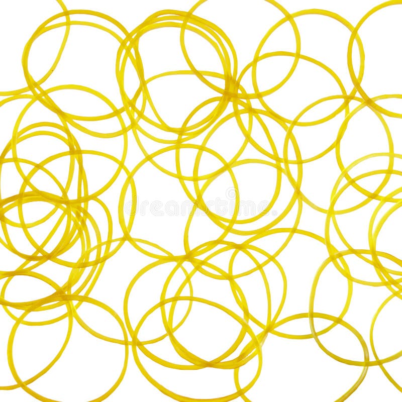 Elastic Aka Rubber Band Background Stock Image - Image of office ...