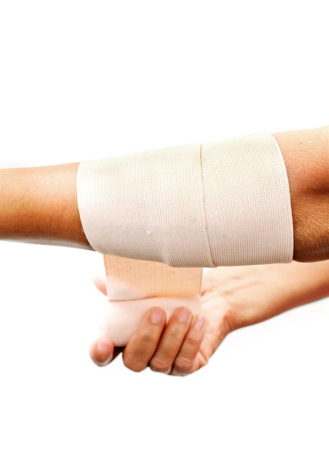 Elastic bandage stock image. Image of patient, sprain - 47349395