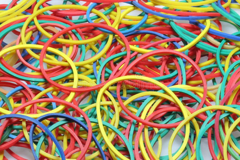 Elastic bands stock photo. Image of rings, blue, elastic - 13410910