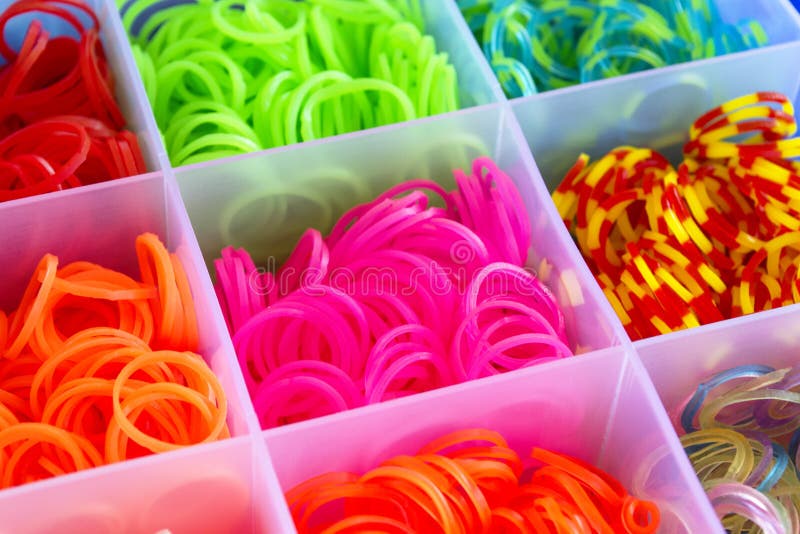 Elastic bands stock image. Image of circle, jewelry, creativity - 85471593