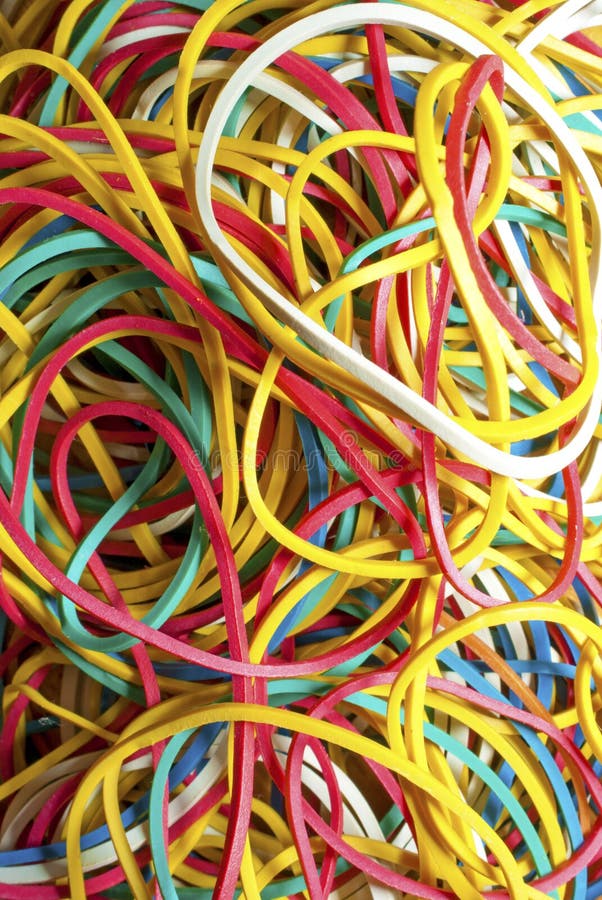 Elastic bands stock image. Image of green, background - 31172187
