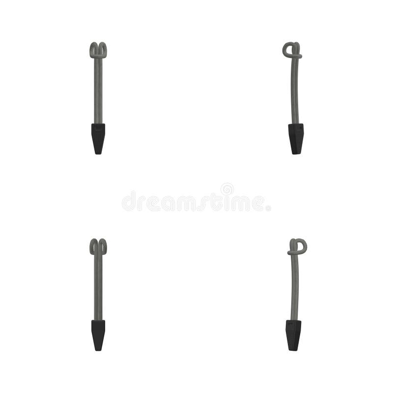 Elastic Bungee Cord with Plastic End Multiple Angles. Adjustable Loop ...