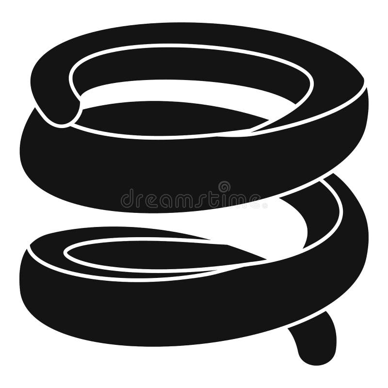 Elastic Coil Icon, Simple Style Stock Illustration - Illustration of ... Elastic Coil Icon, Simple Style Stock Illustration - Illustration of ...
