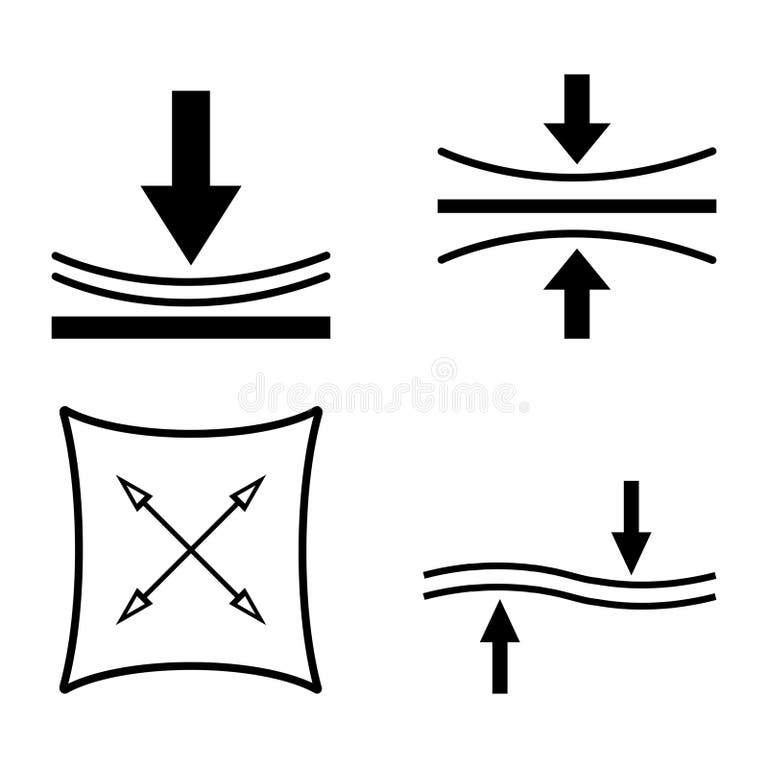 Elastic icon stock vector. Illustration of elastic, resilient - 296136261