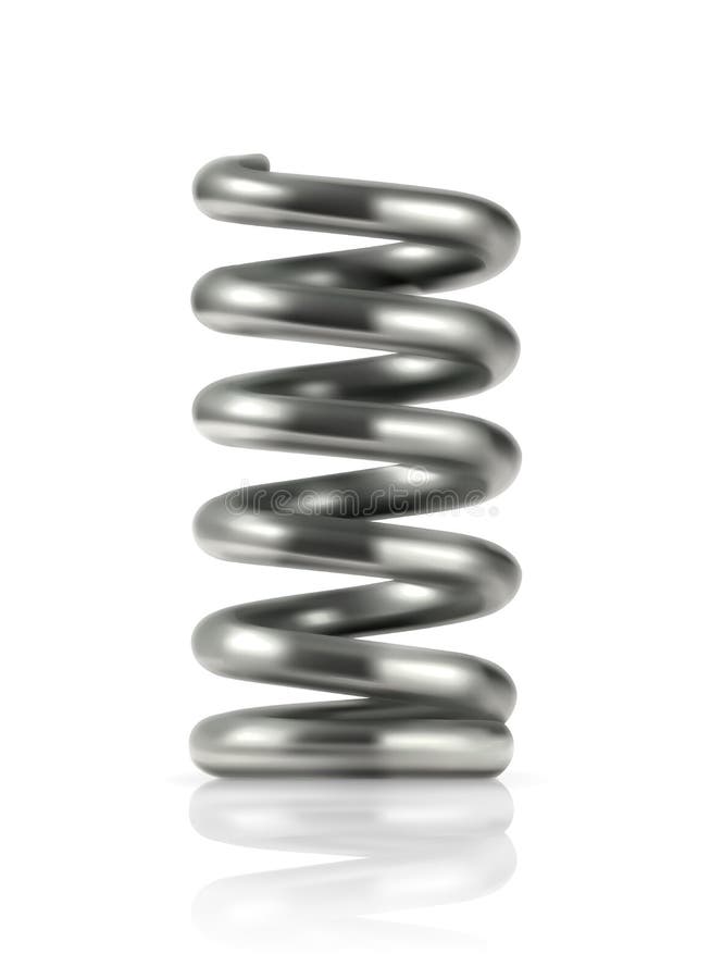 Elastic Metal Spring, Vector Icon Stock Vector - Illustration of ...