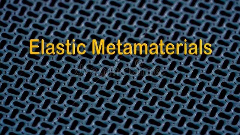 Elastic Metamaterials: Creating Structures that Manipulate Mechanical ...