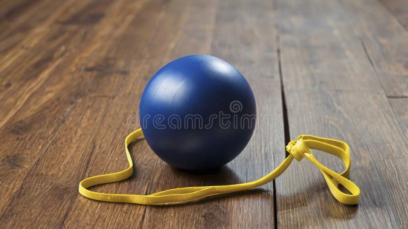 Elastic Pilates Balls for Aerobic Workouts Stock Image - Image of ...
