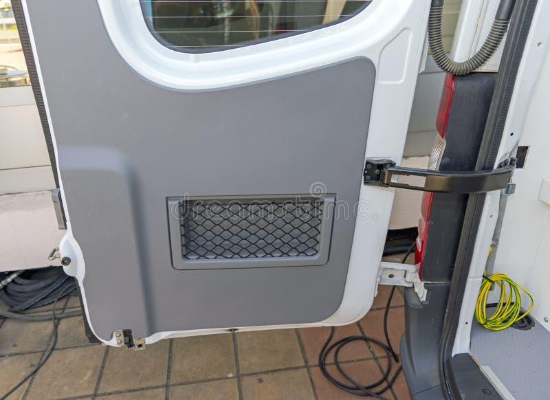 Elastic Storage Van Door stock photo. Image of elastic - 249896784