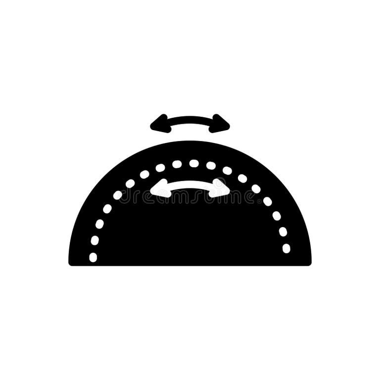 Black Solid Icon for Elasticity, Flexibility and Ductility Stock Vector ...