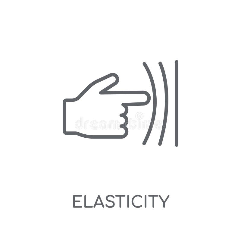 Elasticity Icon From Elasticity Collection. Stock Vector - Illustration ...