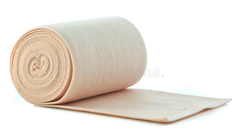 Elastisch verband stock afbeelding. Image of katoen, compressie - 20612081