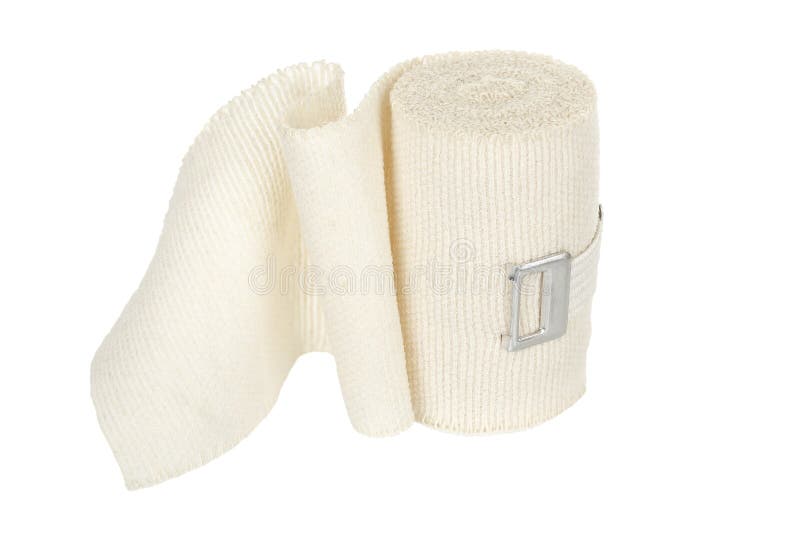 Elastisch Verband Wrab Rond Juist Been Stock Foto - Image of voet ...