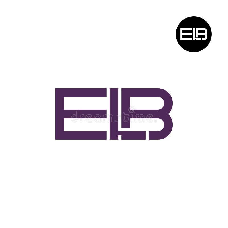 Elb Monogram Stock Illustrations – 12 Elb Monogram Stock Illustrations ...
