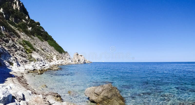 Elba Island, the sea view stock photo. Image of holiday - 38908744