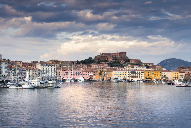Elba from the sea stock photo. Image of beauty, elba - 48469278