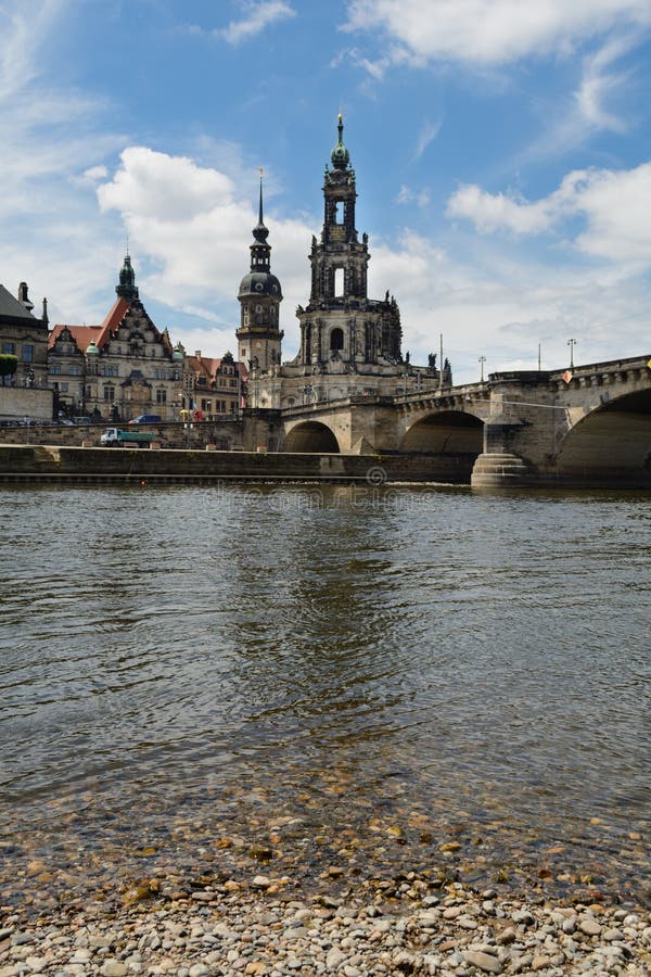 Elbe river cross Dresden stock photo. Image of europe - 45562156