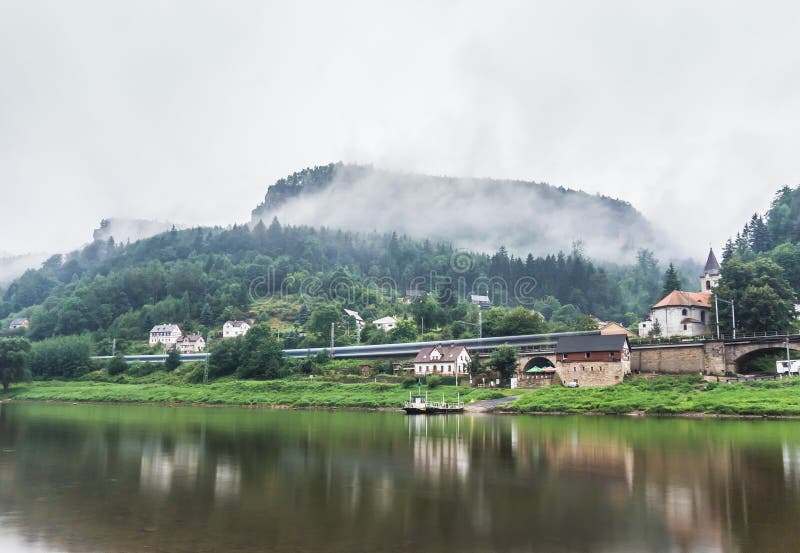 Elbe River in Czech Republic Stock Photo - Image of ecology, high: 39021578