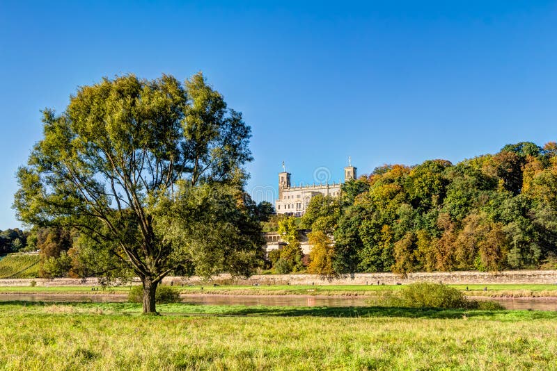 Elbe River and Valley in Dresden Stock Photo - Image of house, capital ...