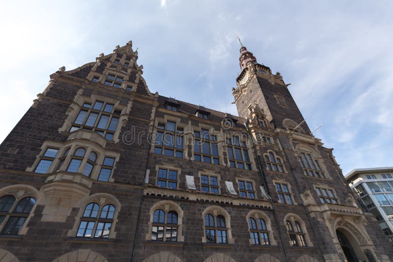 Elberfeld Townhall in Wuppertal Germany Stock Image - Image of market ...