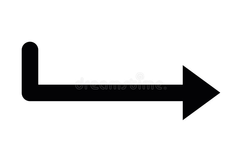 Elbow Arrow Corner stock illustration. Illustration of pointed - 367700654