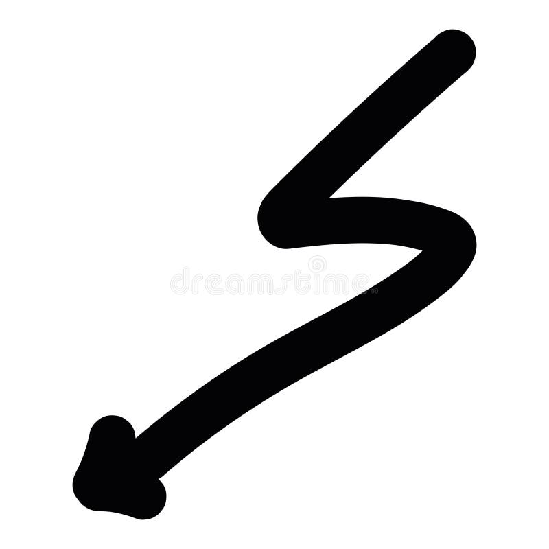 Elbow Arrow Sharp Angles stock illustration. Illustration of design ...