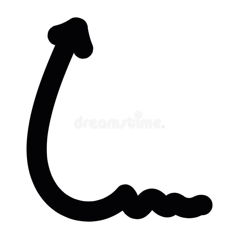 Elbow Arrow Wavy End stock illustration. Illustration of orientation ...