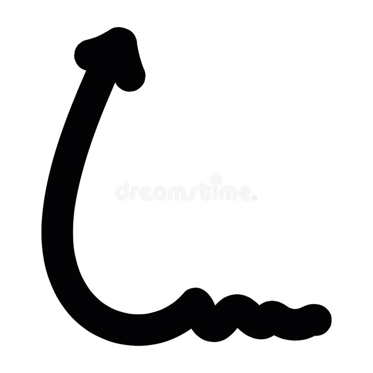 Elbow Arrow Wavy End stock illustration. Illustration of orientation ...