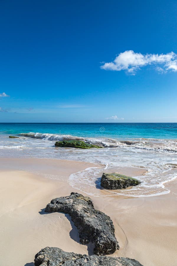 Elbow Beach, Bermuda stock image. Image of ocean, rocks - 169920115