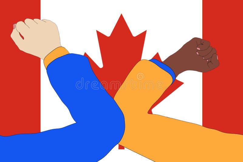 Elbow Bump. New, Innovative Greeting To Avoid the Spread of the ...