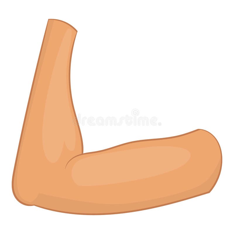 Elbow icon, cartoon style stock vector. Illustration of anatomy - 80092844