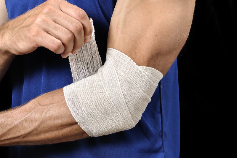 Elbow injury stock image. Image of elbow, closeup, white - 29262669